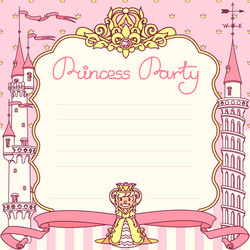 Princess Crown Invitation Template