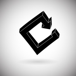 Hand drawn closed sign doodle Royalty Free Vector Image