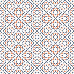 Arabesque mosaic border patternbackground Vector Image