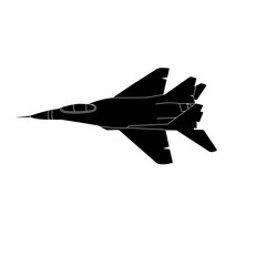 Plane Fighter Sukhoi Vector Images (92)