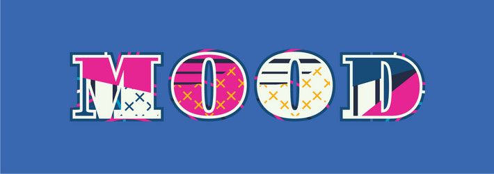 Mood concept word art Royalty Free Vector Image