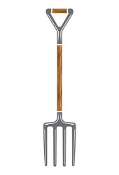 Realistic lawn rake Royalty Free Vector Image - VectorStock