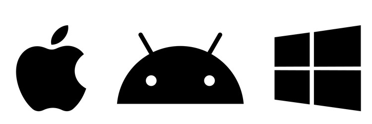 Apple app icons set Royalty Free Vector Image - VectorStock