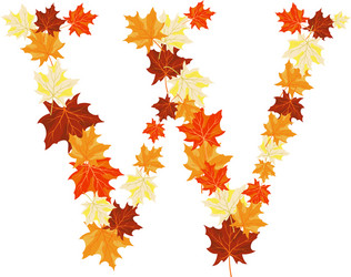 Autumn banner with leaves Royalty Free Vector Image