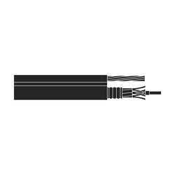 Fiber cable icon isometric icon Royalty Free Vector Image