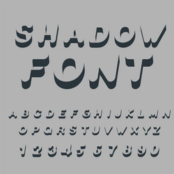 Drop Shadow Font Vector Images (over 410)