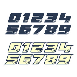 Race Car Numbers Vector Images (over 6,400)
