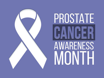 Blue ribbon symbol awareness month Royalty Free Vector Image