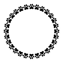 Dog Paw Round Frame Vector Images (over 230)