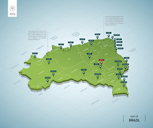 Brazil Map Vector Images (over 16,000)