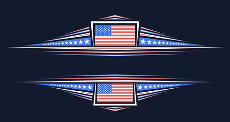 Usa border Royalty Free Vector Image - VectorStock