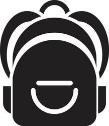 School bag logo Royalty Free Vector Image - VectorStock