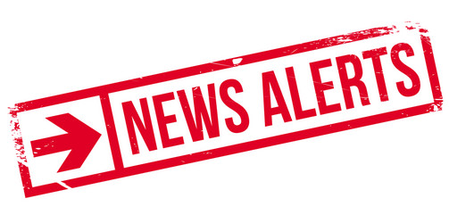 News alert rubber stamp Royalty Free Vector Image