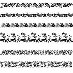 Border Neoclassical Vintage Vector Images (over 130)