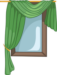 Cartoon home window Royalty Free Vector Image - VectorStock