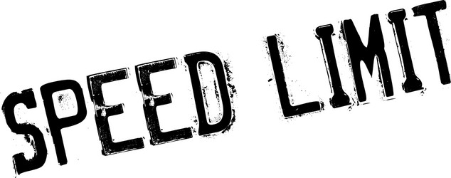 Speed limit rubber stamp Royalty Free Vector Image