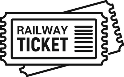 Railway Ticket Vector Images (over 7,600)