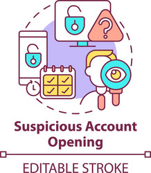 Smishing and vishing red gradient concept icon Vector Image