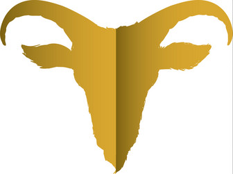 Goat animal symbol Royalty Free Vector Image - VectorStock