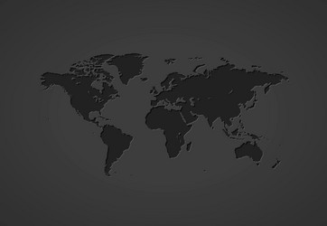 Dotted world map flat earth for websit Royalty Free Vector