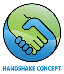 Shake Hand Circle Vector Images (over 1,200)