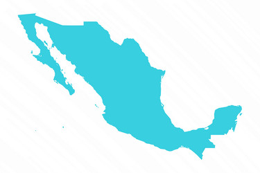 Dotted map of mexico Royalty Free Vector Image