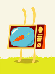 Tv icon - television screen entertainments Vector Image