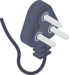 Power plug icon cartoon electric energy supply Vector Image
