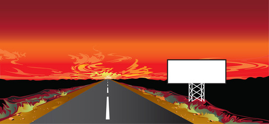 Sunset Road Vector Images (over 5,900)