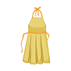 Chef kitchen apron cartoon Royalty Free Vector Image