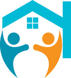 Home school logo Royalty Free Vector Image - VectorStock