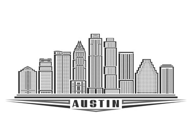 Austin Royalty Free Vector Image - VectorStock