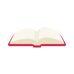 Open book education concept online learning Vector Image