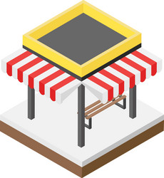 Bus stand Royalty Free Vector Image - VectorStock