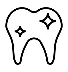 Tooth icon Royalty Free Vector Image - VectorStock