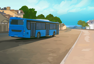 Blue Bus Vector Images (over 9,100)