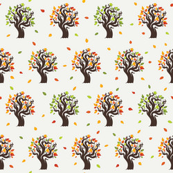 Autumn seamless pattern Royalty Free Vector Image