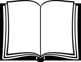 Open Bible Clipart Black And White