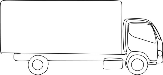 Continuous line drawing real estate agent Vector Image