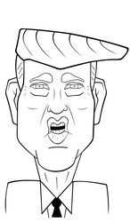 President Donald Trump Vector Images (over 550)