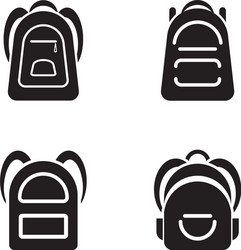 School bag logo Royalty Free Vector Image - VectorStock