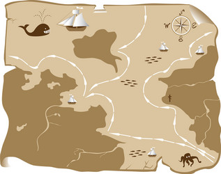 Chart Scroll Map Compass Vector Images (27)