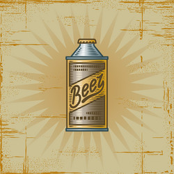 Old Beer Cans Cartoons