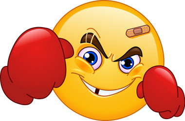 Cowboy Smiley Face Emoji Royalty Free Vector Image