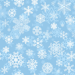 Falling snow vertical frame seamless pattern Vector Image