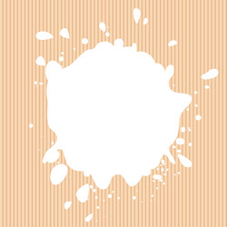 White color splash on Royalty Free Vector Image