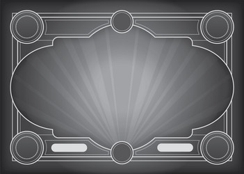 Retro style font old movie title screen alphabet Vector Image