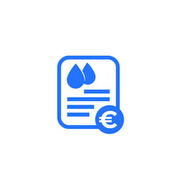 Water Bill Icon Vector Images (over 1,000)