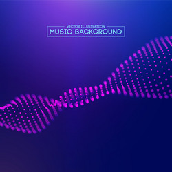 Purple music background abstract blue Royalty Free Vector