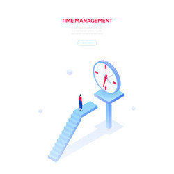 Time management creative project organization Vector Image
